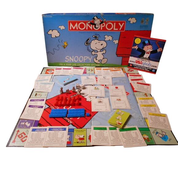 The Op Games | Games | 205 Snoopy Its A Dogs Life Monopoly The Op Games ...